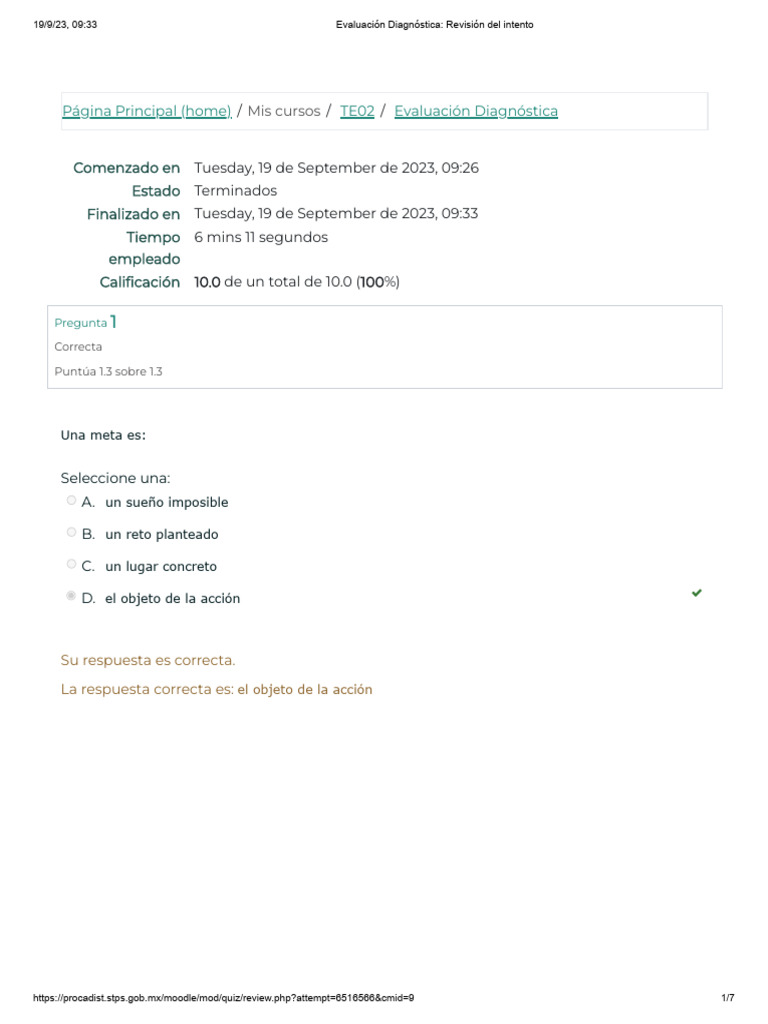 Evaluacion Diagnostica Trabajo en Equipo Procadist | PDF