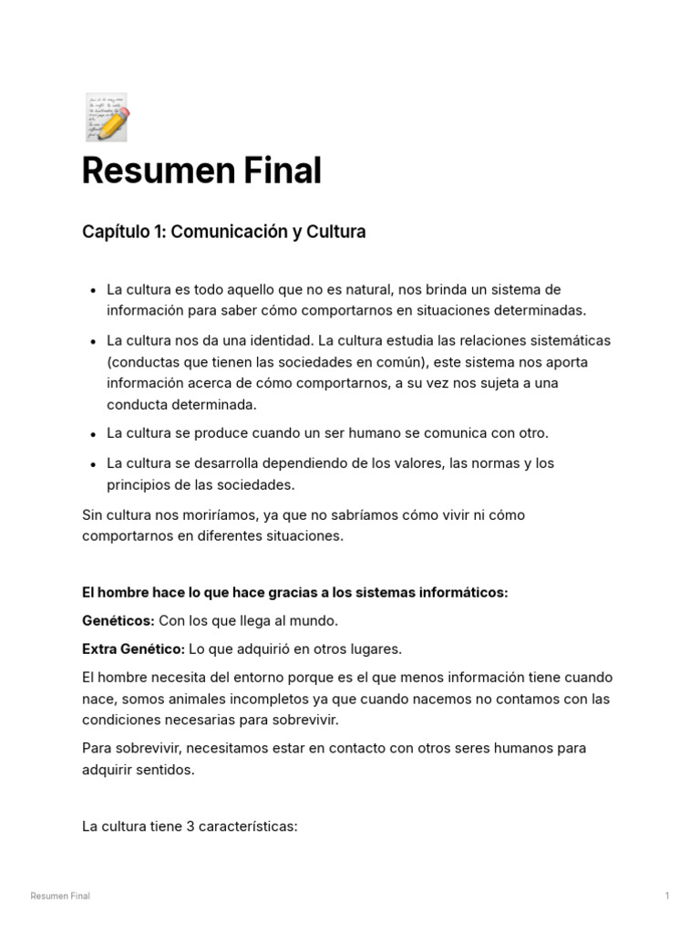 Introducción A La Comunicación UNLZ - Resumen Final | PDF | Habla ...