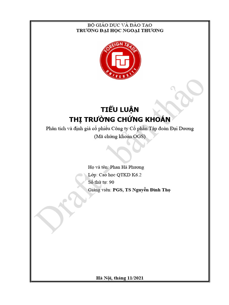 (123doc) - Tieu-Luan-Thi-Truong-Chung-Khoan | PDF