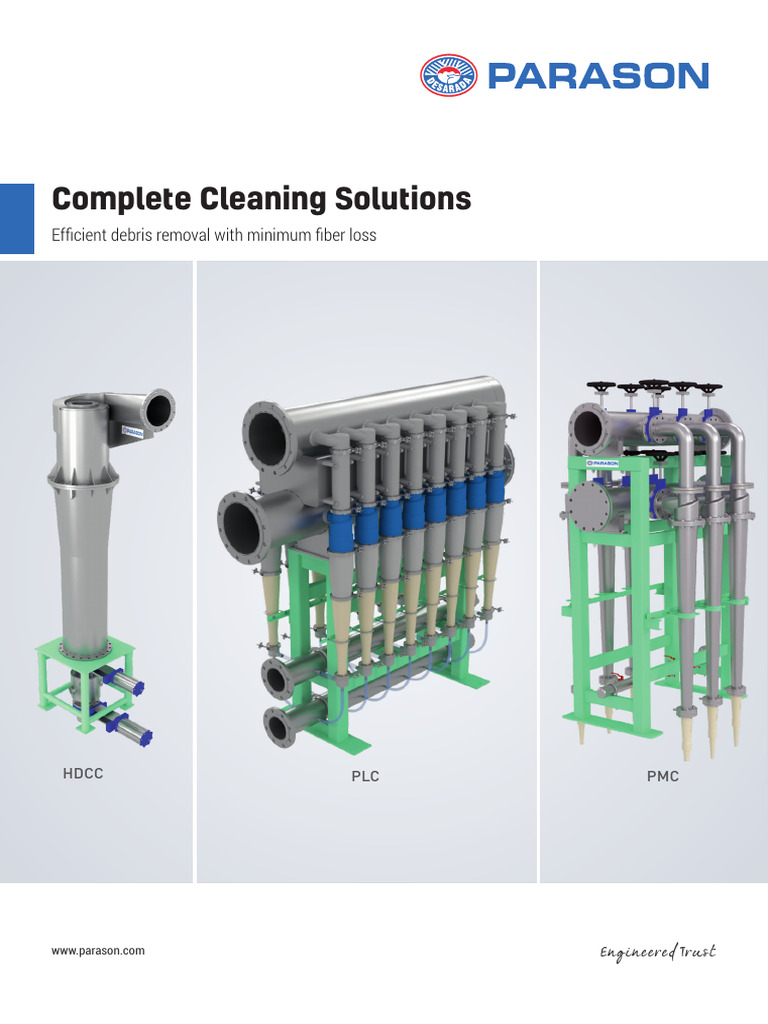 Pulp Cleaning Solutions Overview | PDF | Pulp (Paper) | Materials