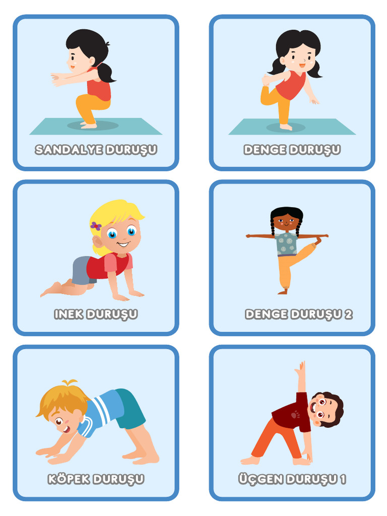 Çocuk Yoga Kartları | PDF