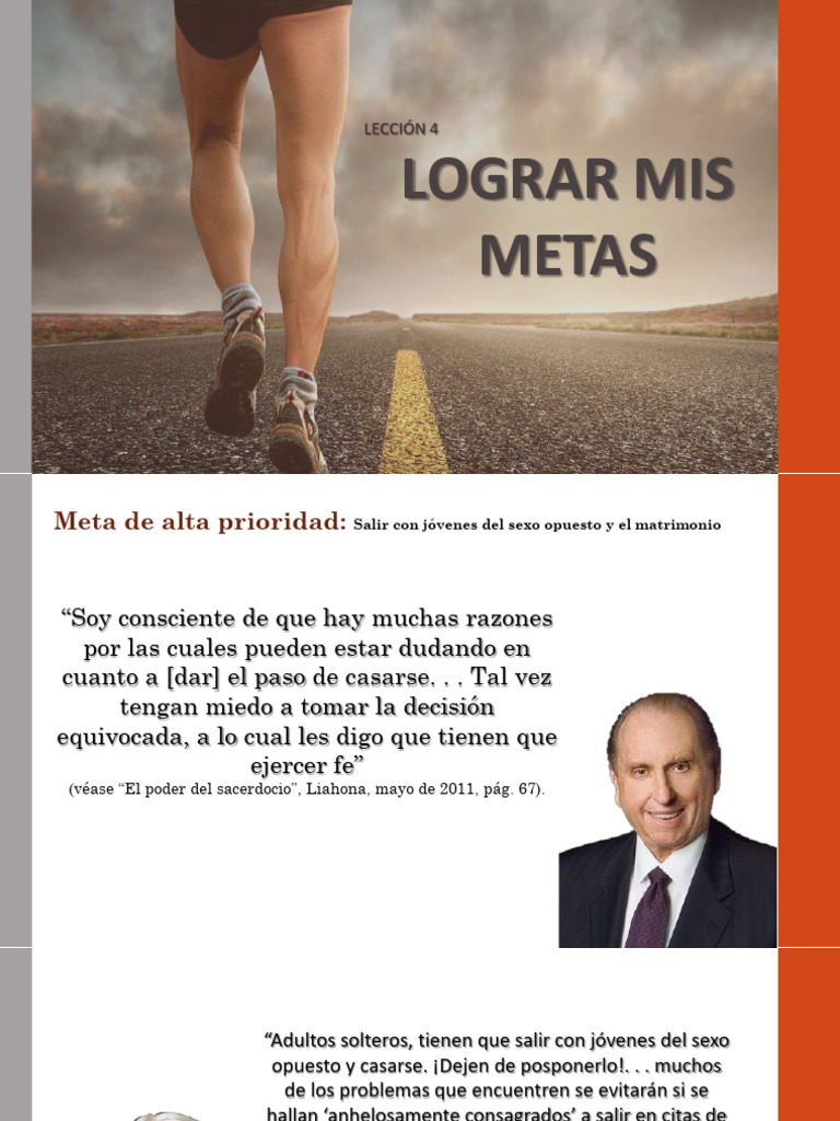 LECCION 4 LOGRAR MIS METAS | PDF