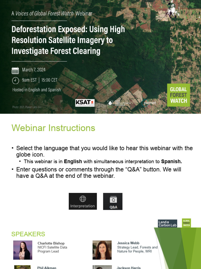 3.4.24 - Deforestation Exposed Using High Resolution Satellite Imagery To Investigate Forest ...