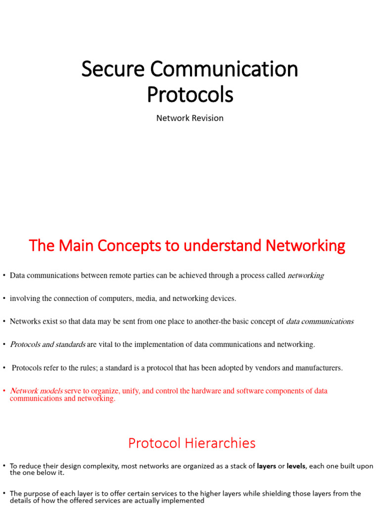 Secure Communication Protocols | PDF | Transmission Control Protocol | Internet Protocol Suite