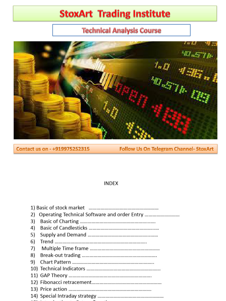 Technical Analysis Course Pdf Option Finance Put Option
