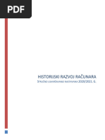 Historijski Razvoj Računara | PDF