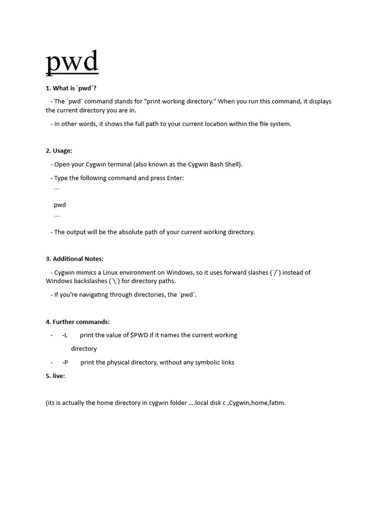 Commands 1 Pdf Computer File Directory Computing 
