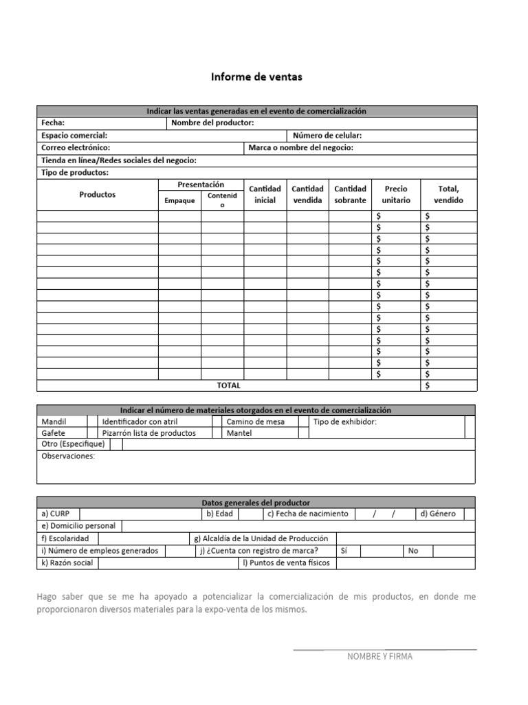 Formato de Ventas | PDF | Las compras en línea | Economias