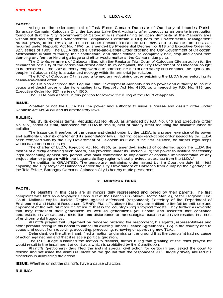 Rel Cases | PDF | Certiorari | Appeal