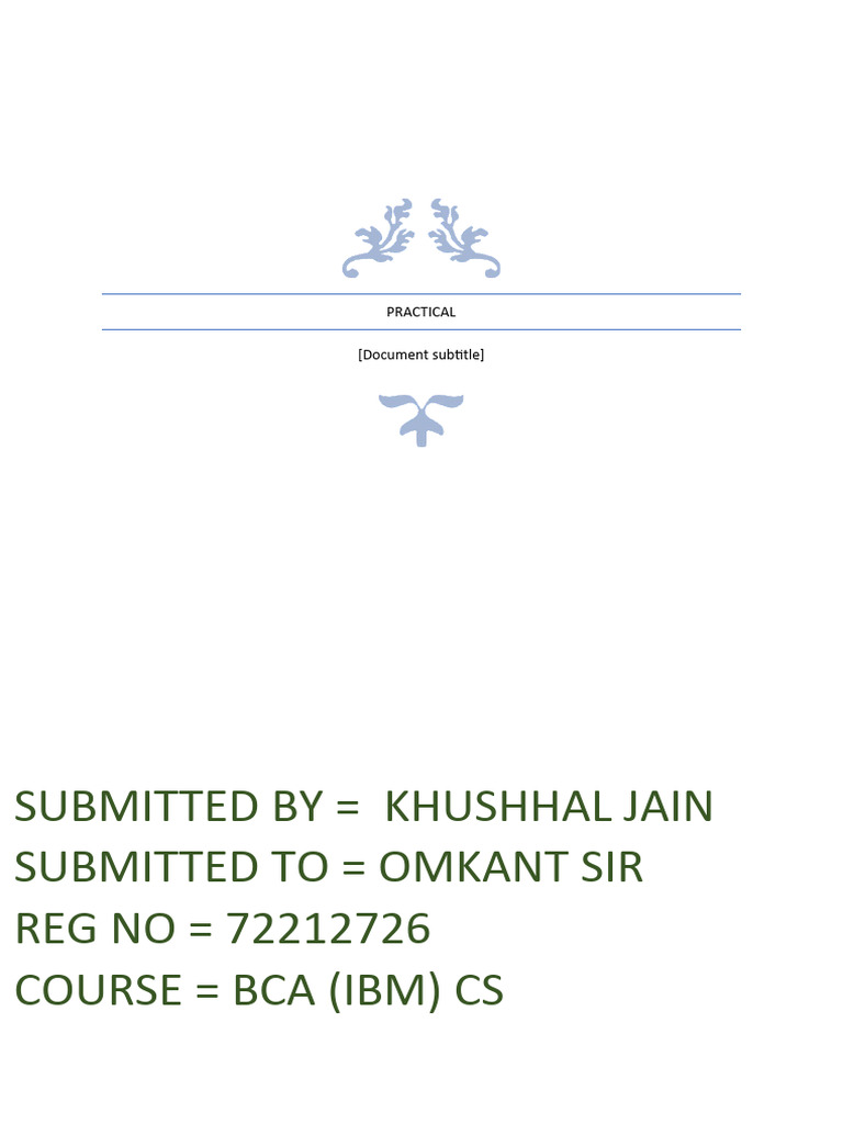 Cybersecurity Practical JAINI | PDF | Port (Computer Networking) | Denial Of Service Attack