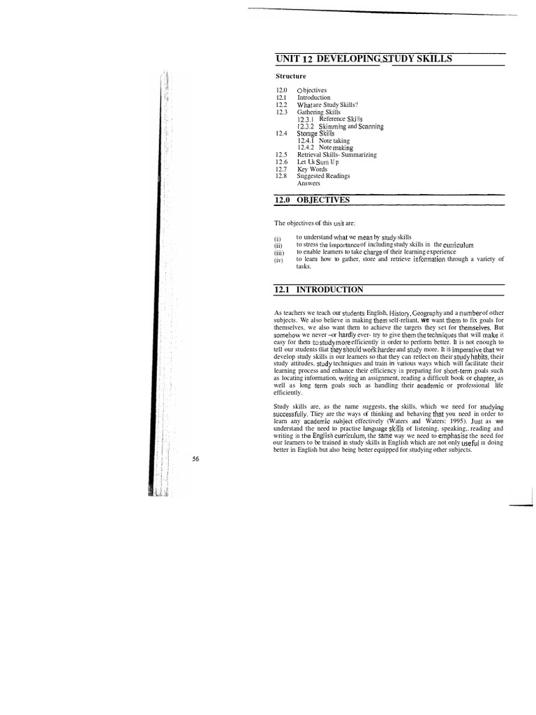 Developing Study Skills Reference Skills | PDF | Transport | Raisin