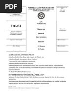 Ecl b1 Modelltest PDF | PDF