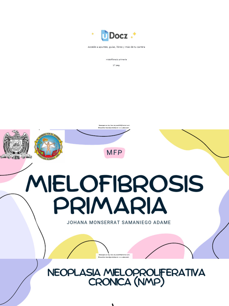 Guía sobre Mielofibrosis Primaria | PDF | Hematopoyesis ...