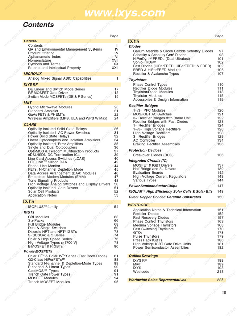 Thyristor Module MCD 25 12i08 Ixys Manual | PDF | Field Effect ...