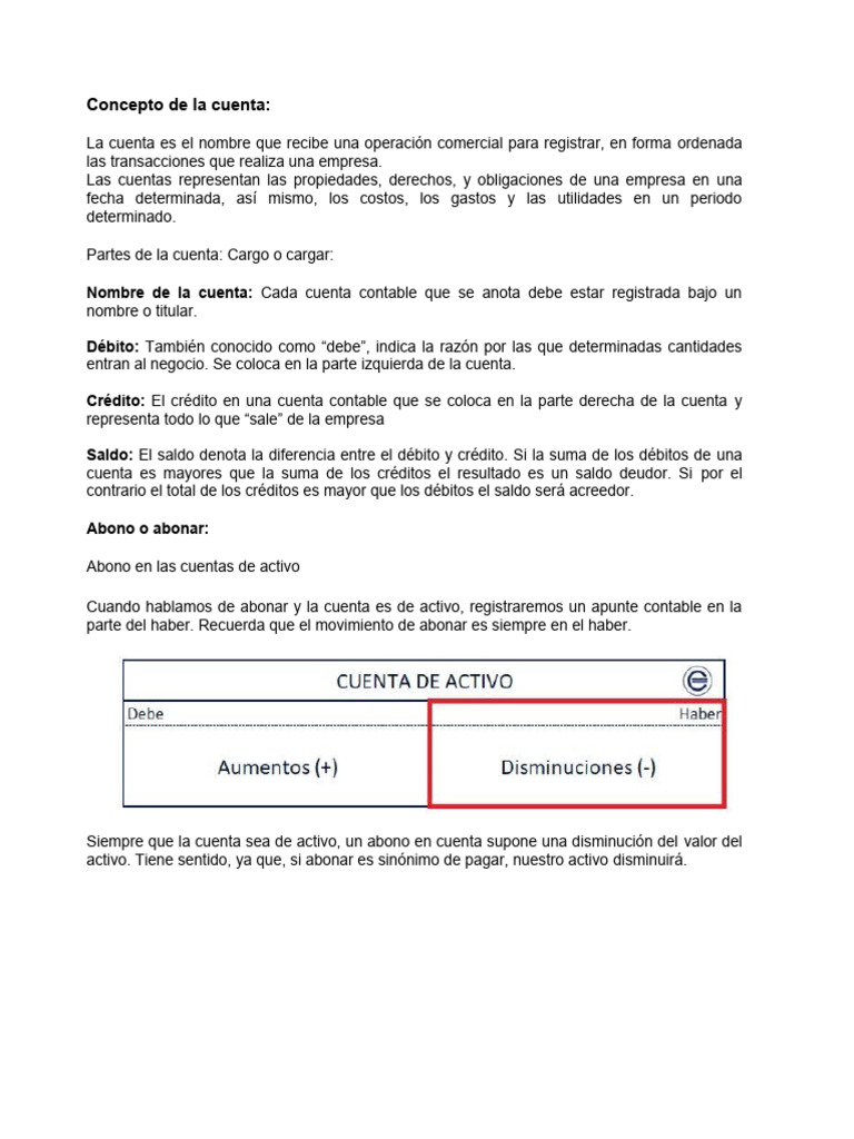 Conceptos Básicos de Contabilidad | PDF | Contabilidad | Pagos
