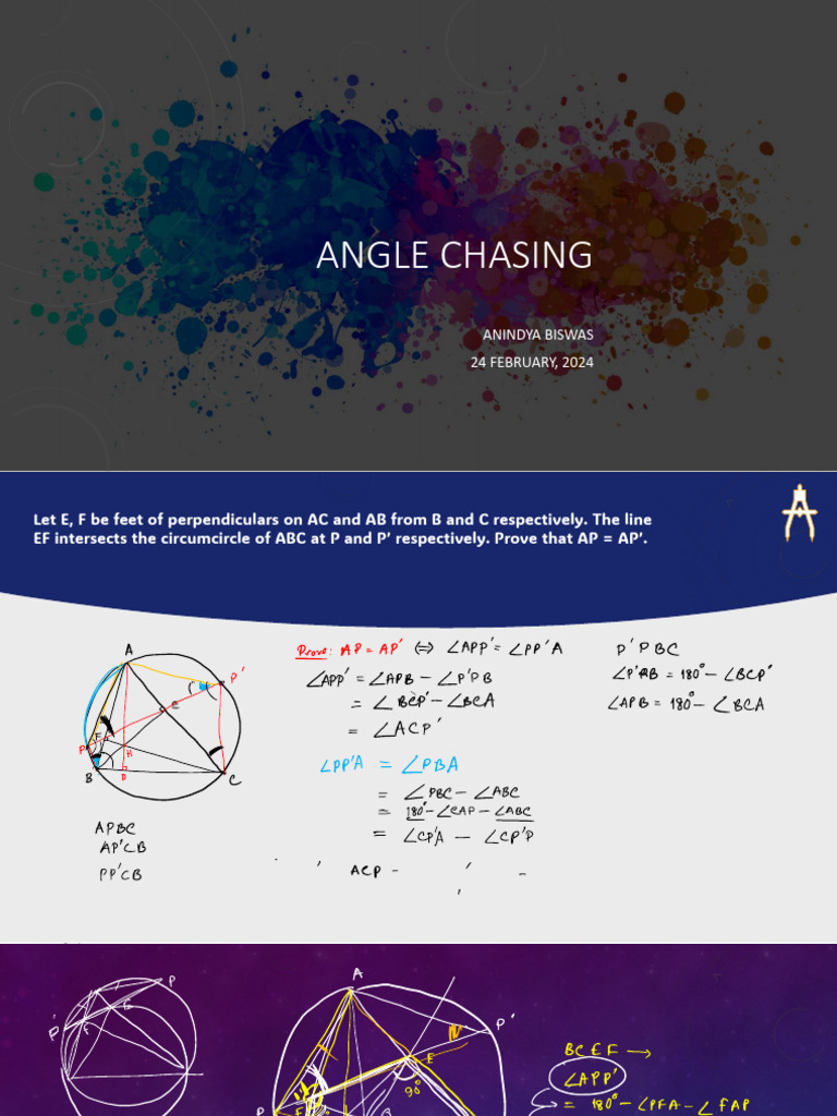 Angle Chasing class notes | PDF