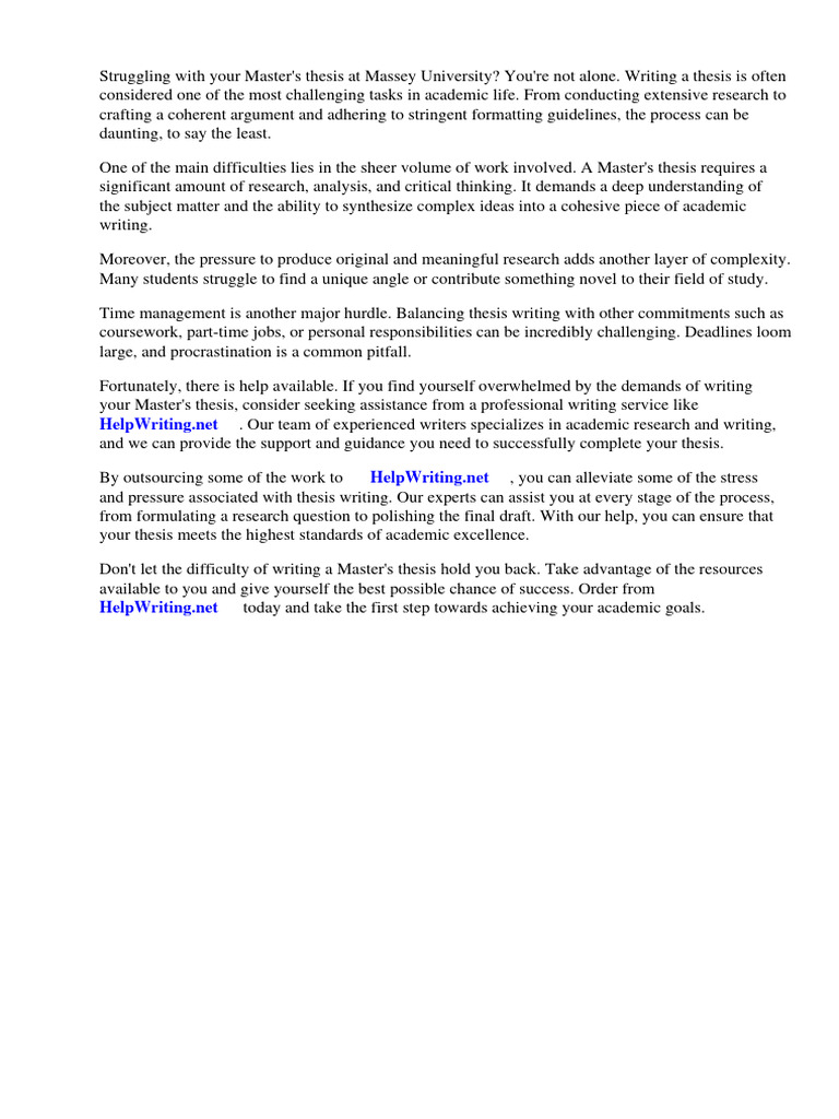 Masters Thesis Massey University | PDF | Thesis | Information Security