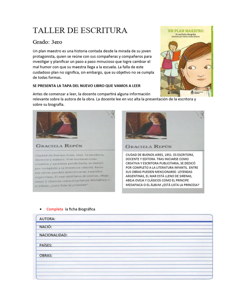 Taller de Escritura | PDF | Escritores