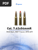 12.7x108mm B32 and BZT44 Ammo Data | PDF | Technology & Engineering