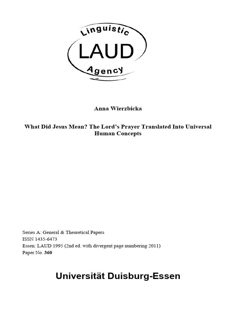 What Did Jesus Mean | PDF | Lord's Prayer | Heaven What Did Jesus Mean | PDF | Lord's Prayer | Heaven