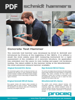 Schmidt Test Hammers Chart | PDF