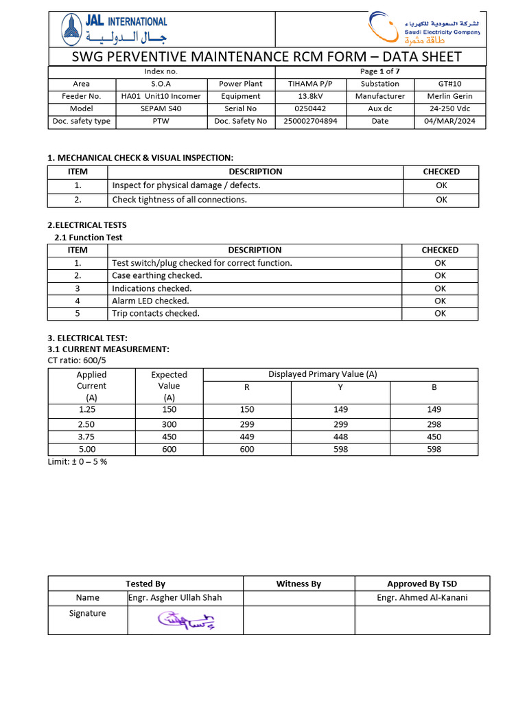Ha01-Incomer Unit#10 | Download Free PDF | Electrical Substation ...