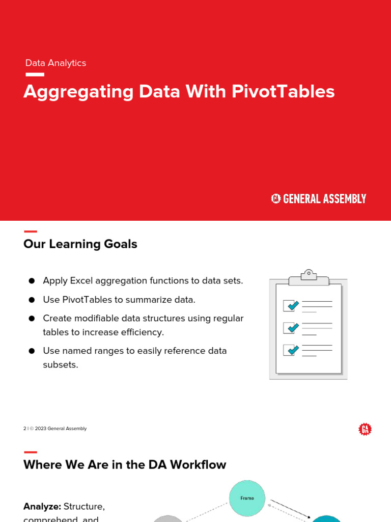 04 - Aggregating Data With PivotTables | PDF | Information Technology | Computer Programming