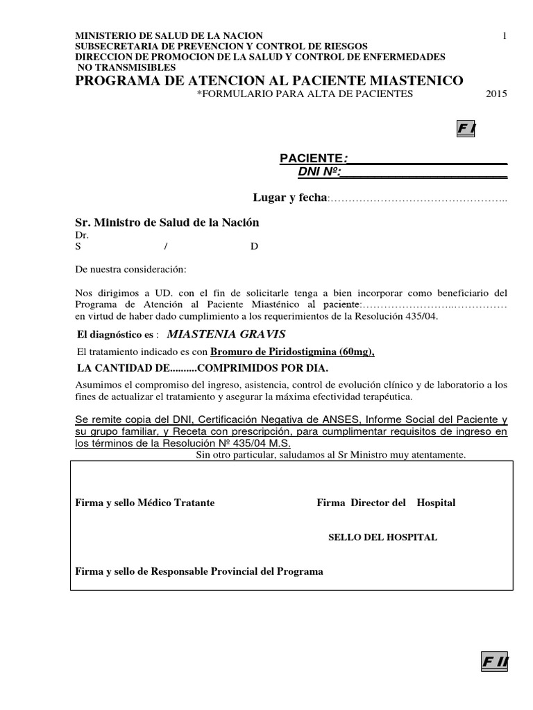 FORMULARIO-5 | PDF | Hospital | Cuidado de la salud