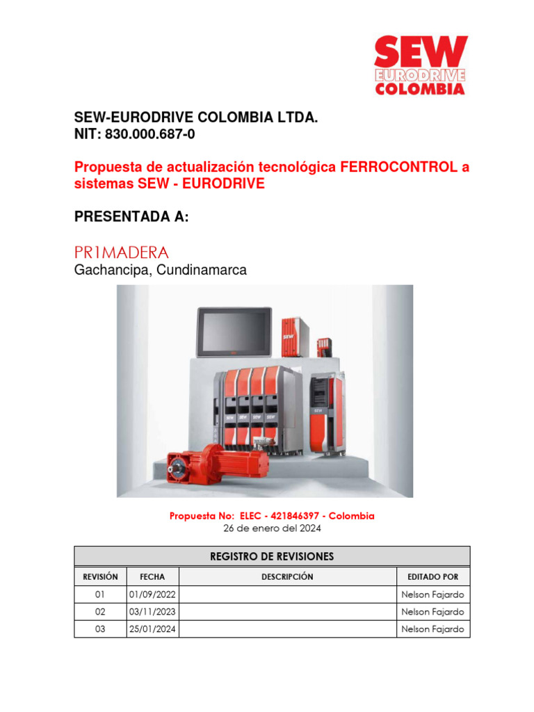 Propuesta Tecnica Proyecto Primadera v3 | PDF | Colombia | Ingenieria ...