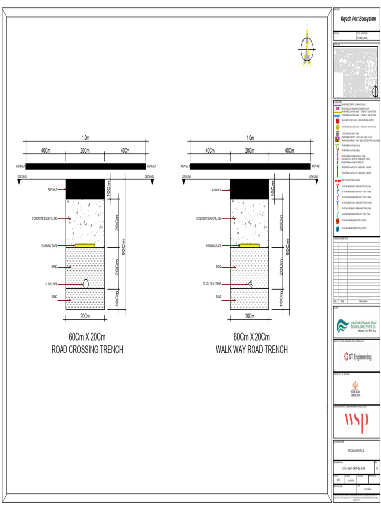 RDP Shop Drawing Trench Profile V2-2 | PDF | Building Engineering ...