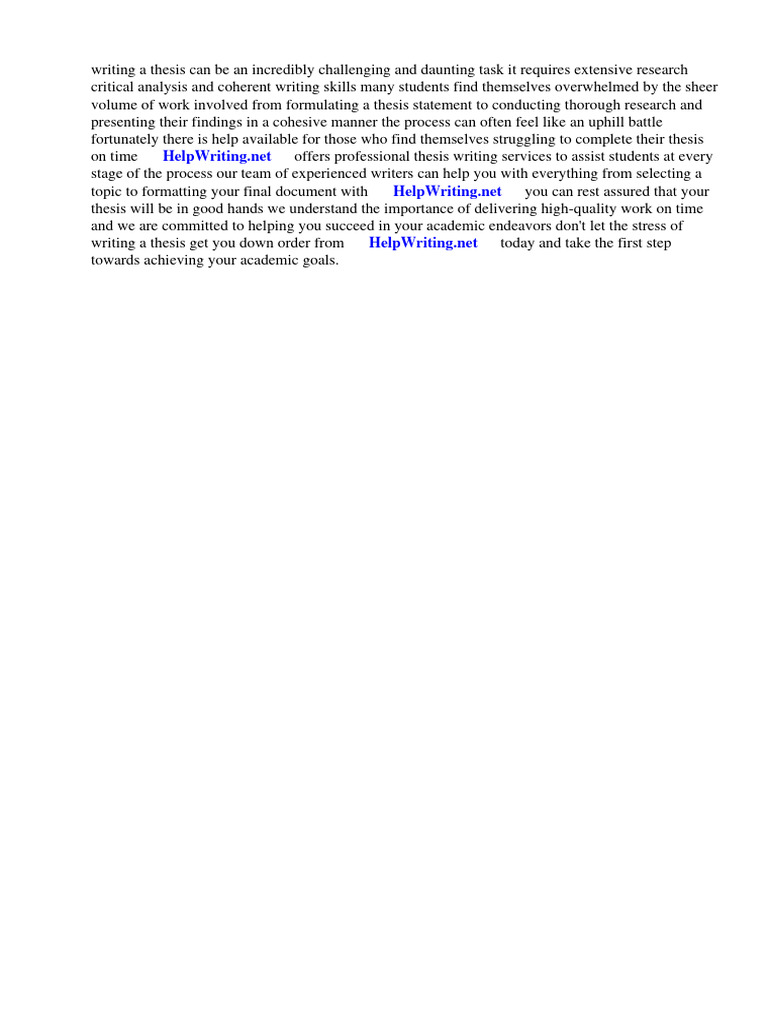 Ubc Thesis No Punctuation | PDF | Punctuation | Essays