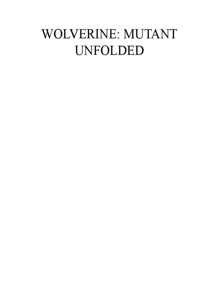 WOLVERINE | PDF