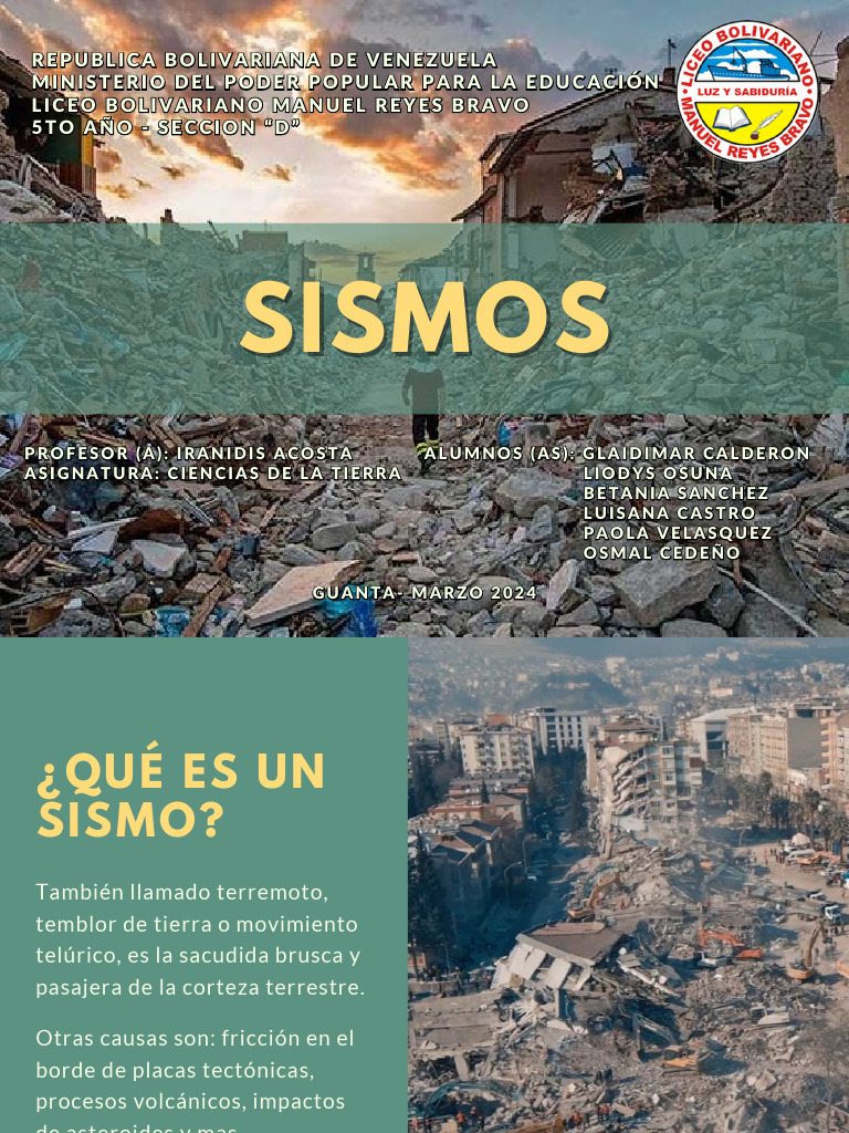 LOS SISMOS: Descripción General | PDF | Temblores | Tsunami
