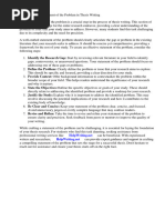 Example of A Dissertation Problem Statement | PDF | Thesis | Essays