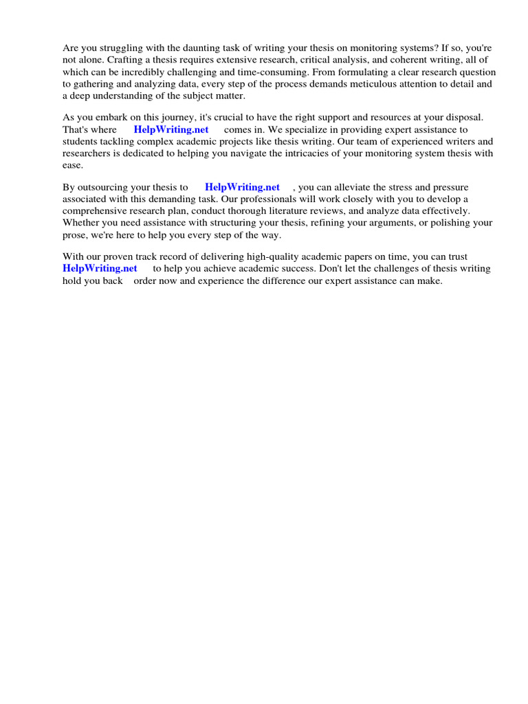 Monitoring System Thesis Example | PDF | Databases | Radio Frequency ...
