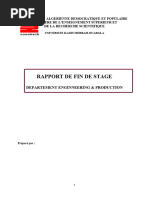 Rapport de stage chez Sonatrach TRC | PDF | Gaz naturel | Transport