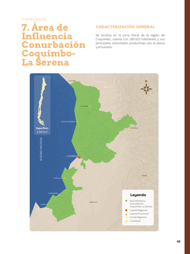 Atlas Rural de Chile Macrozona Norte Chico 7. Area de Influencia ...