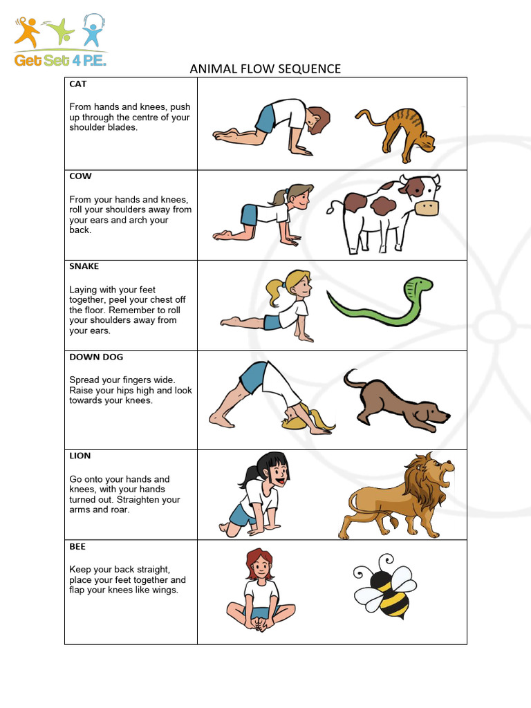 Yoga Animal Flow Sequence Pdf