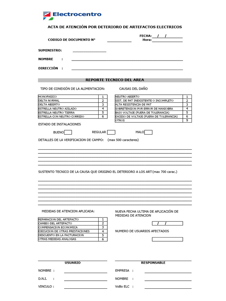 Formatos Del Proc 094 | PDF