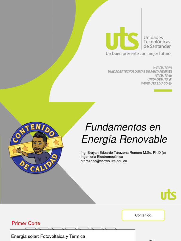 Material de Clase 2024-II-Energia Renovable - FV | Descargar gratis PDF ...