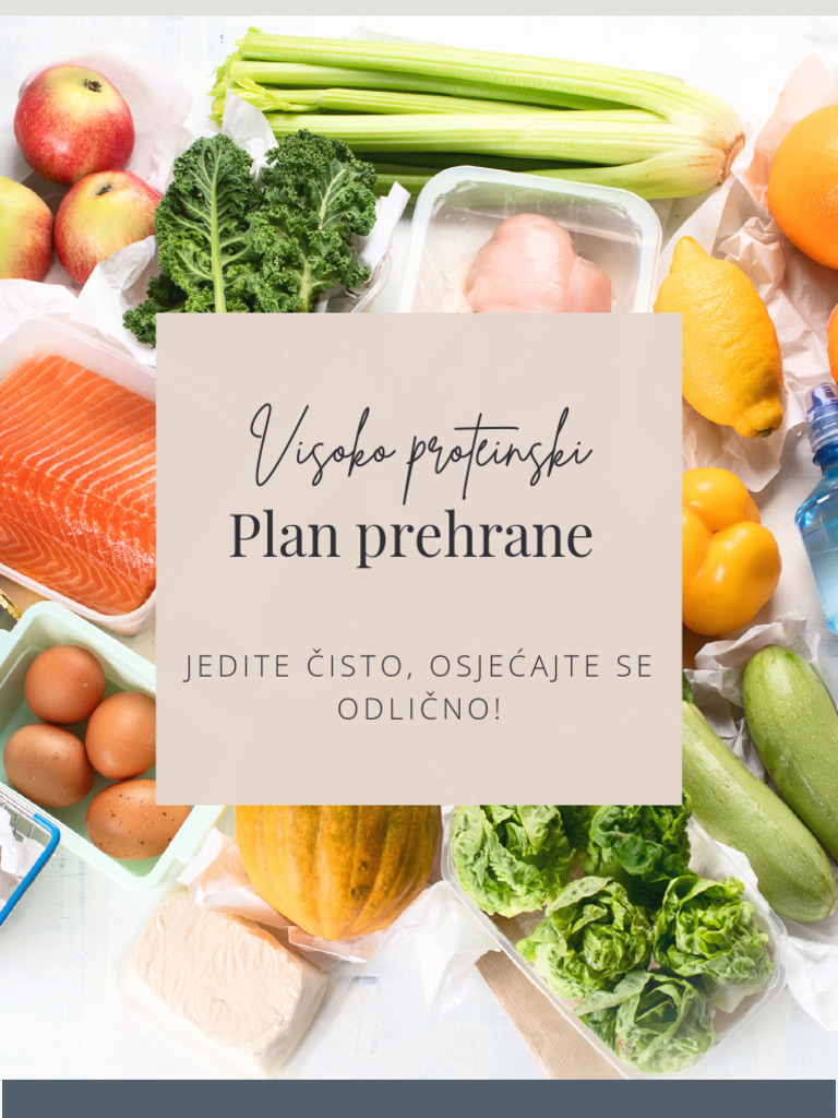 Visoko Proteinski Plan Prehrane | PDF