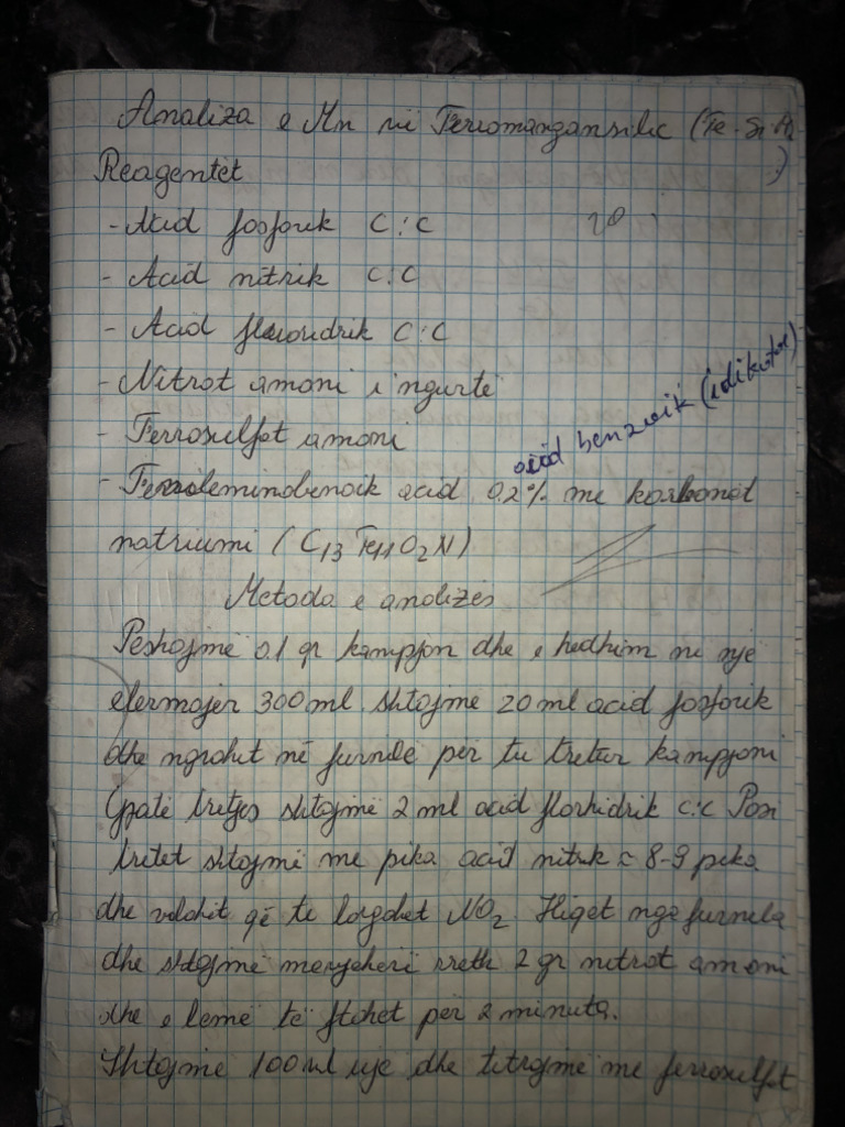 Analiza Kimike | PDF