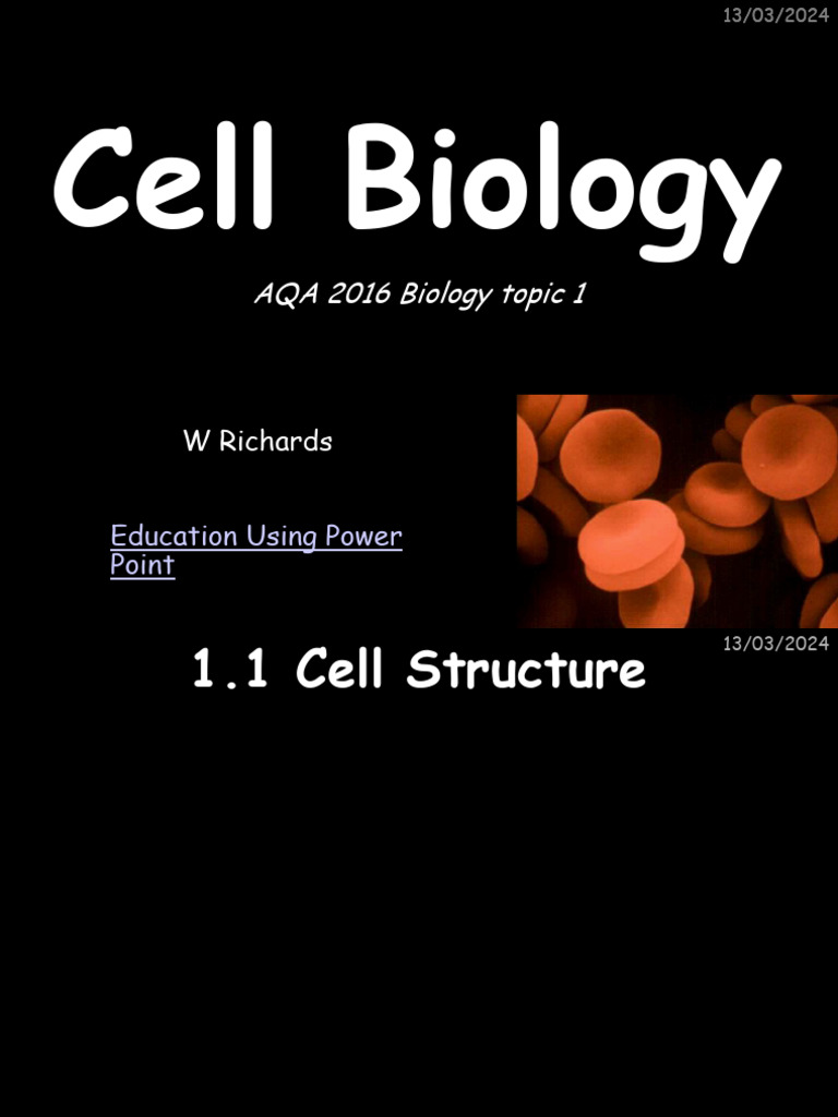 Biology 1 - Cell Biology | Download Free PDF | Cell (Biology) | Eukaryotes