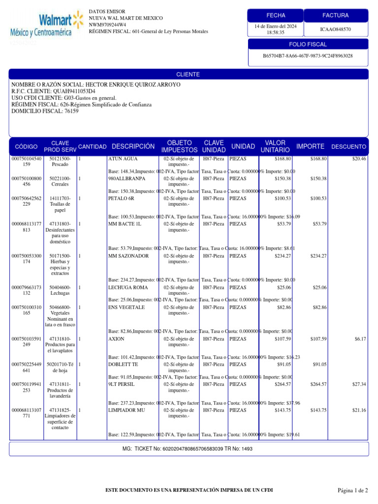 Factura Sams Enero 2024 Descargar Gratis Pdf Dinero Economias