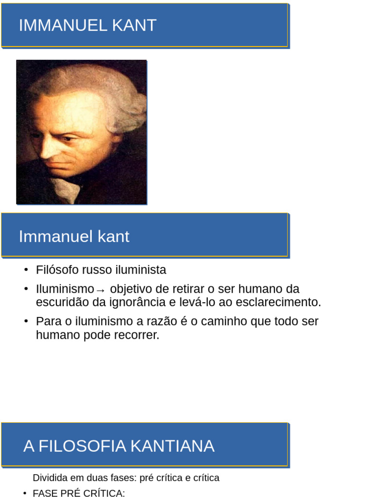 Immanuel Kant | PDF | Immanuel Kant | A priori e a posteriori