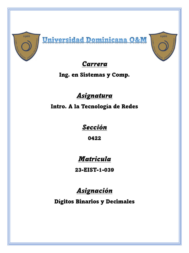 Decimal y Binario | PDF | Decimal | Matemática Elemental