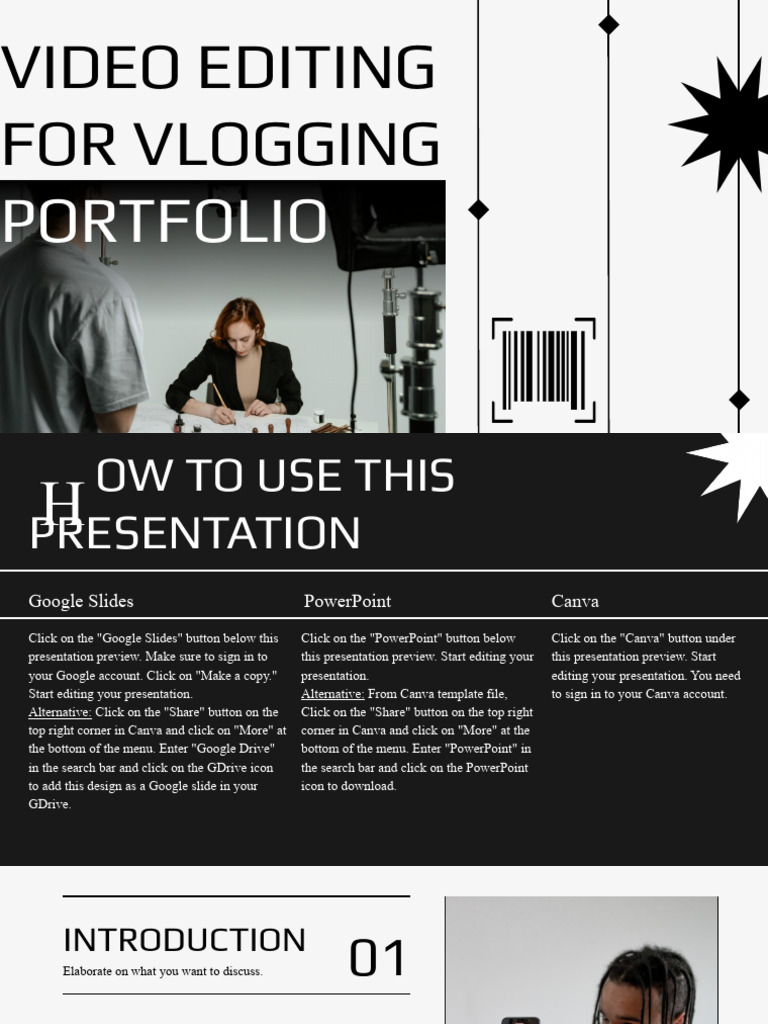 Video Editing for Vlogging Portfolio | PDF | Microsoft Power Point ...