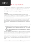 Earth Fault Loop Impedance Testing Guide | PDF | Electrical Impedance ...