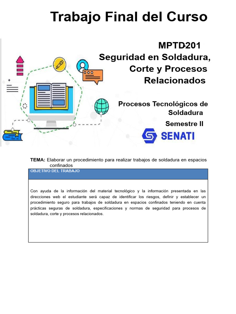 MPTD - MPTD-201 - Trabajofinal 1 | PDF | Soldadura | Construcción