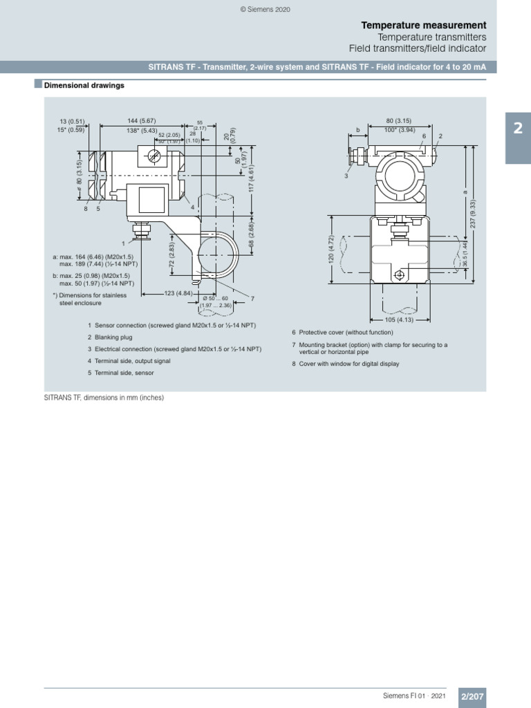 Dimension drawing of SIEMENS TT | PDF | Equipment | Electronics